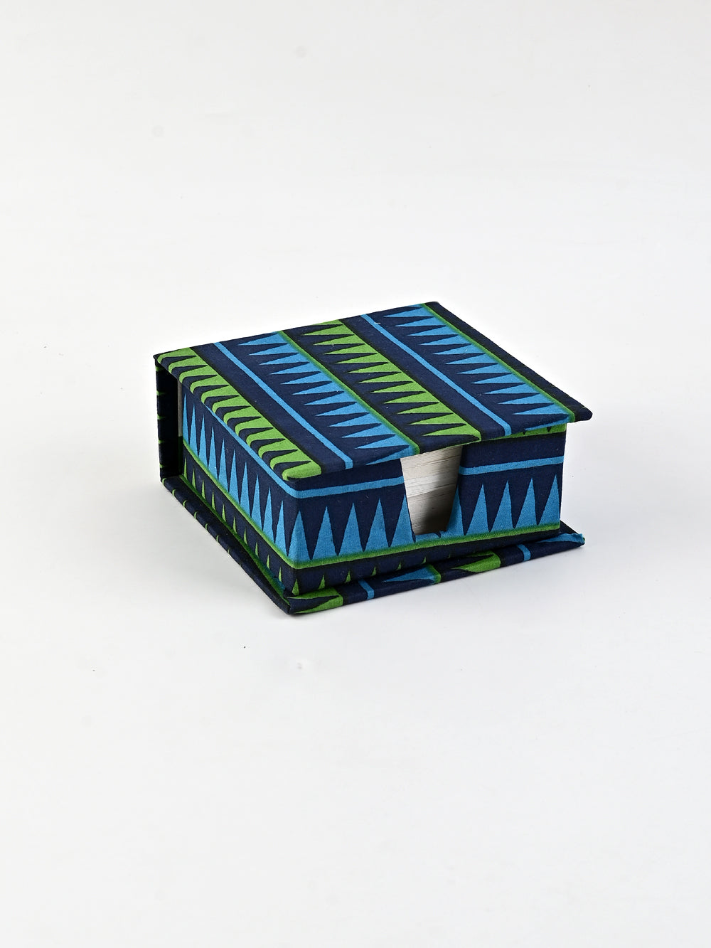 Abstract Aztec Print Block printed Slip box for quick notes
