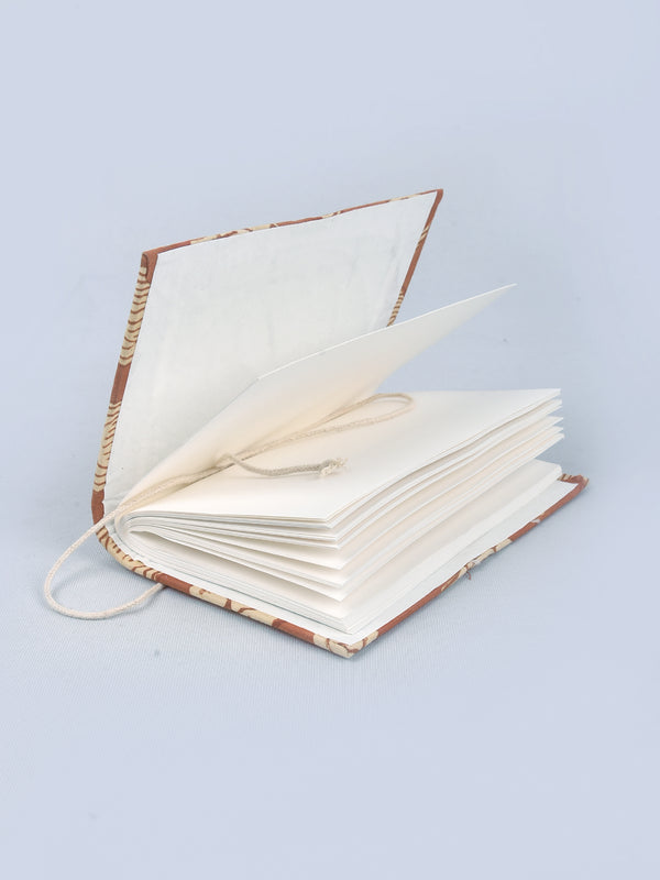 Yellow Brahma Kamal Traditional Bahi Khata A6