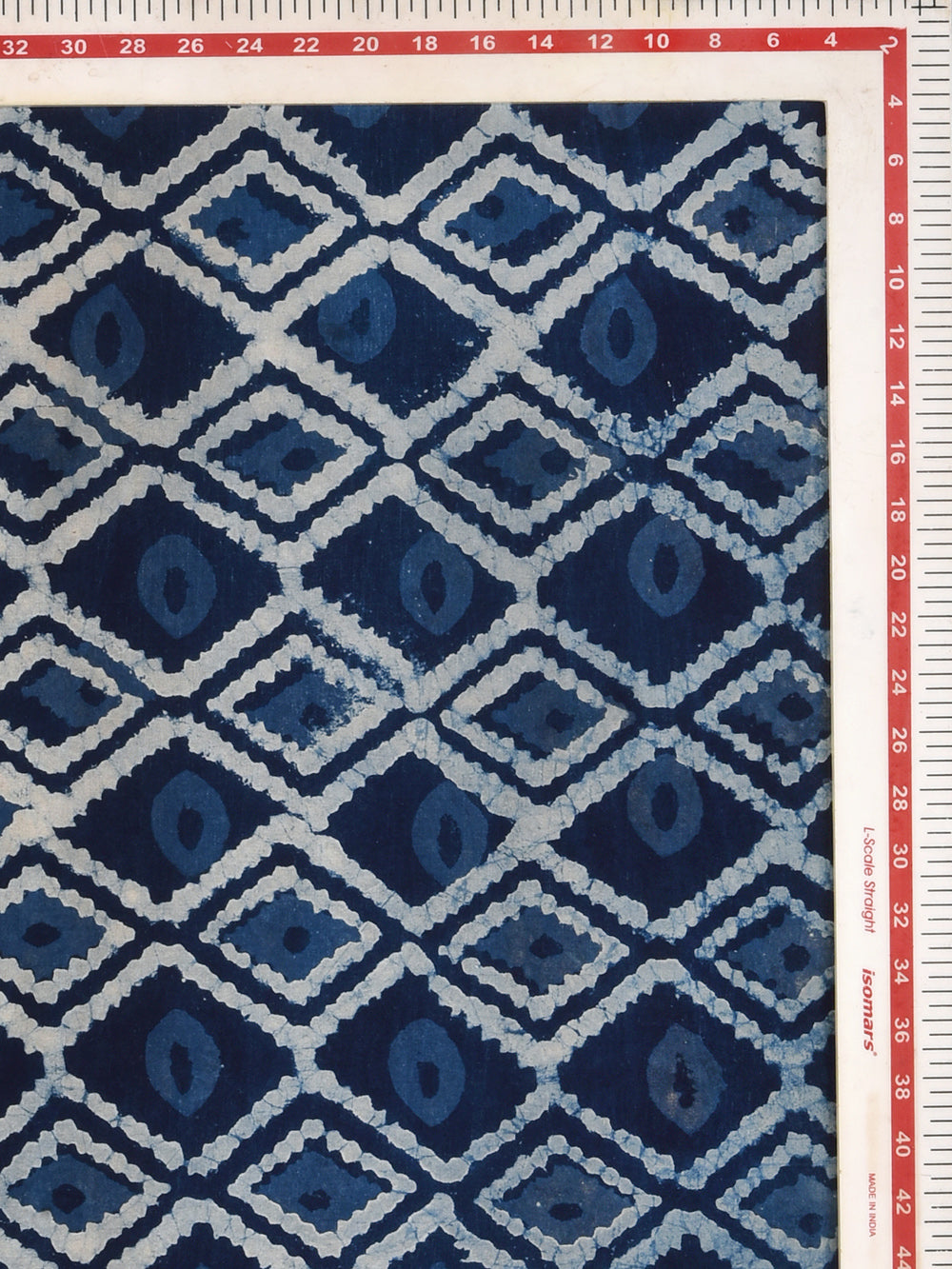 Daboo Indigo Badam Katli Cotton Cambric Fabric