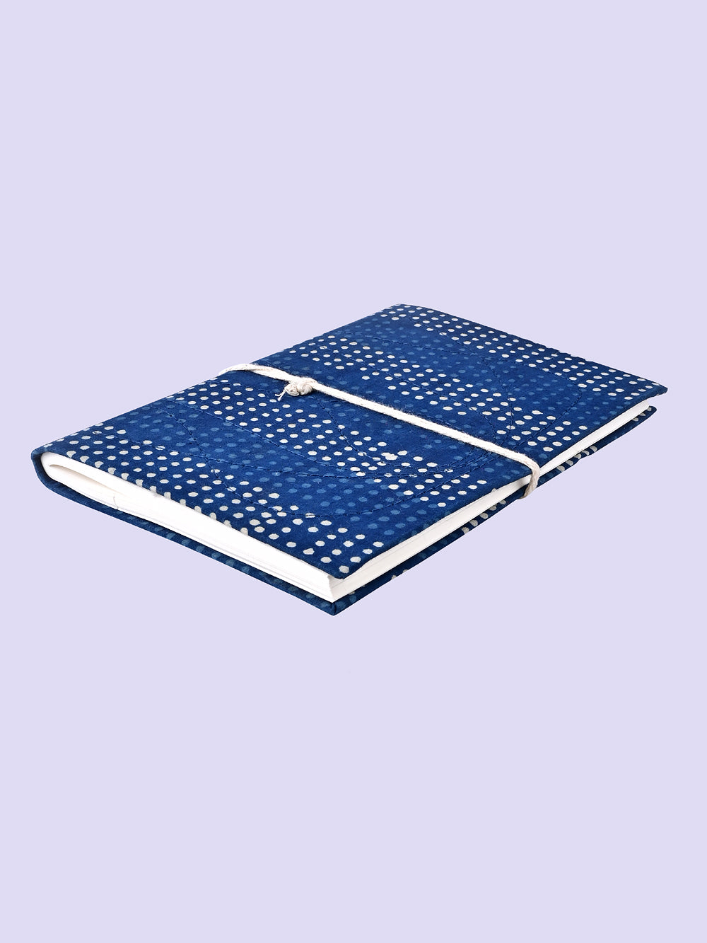 Natural Indigo Dots Traditional Bahi Khata A5